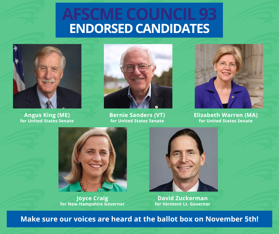 2024 AFSCME Council 93 Endorsed Candidates | AFSCME Union Hall